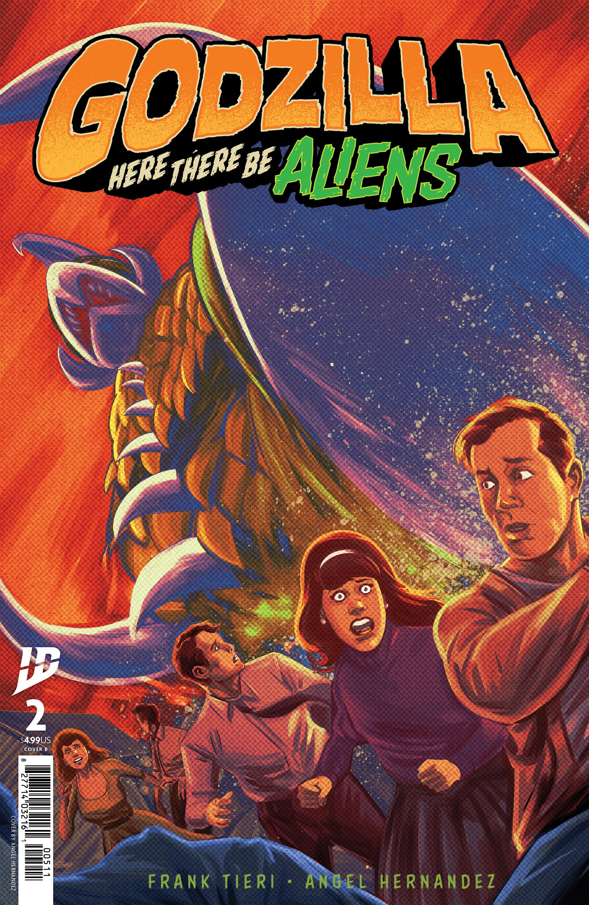 GOZILLA HERE THERE BE ALIENS #2 CVR B HERNANDEZ – Comicbookeroo