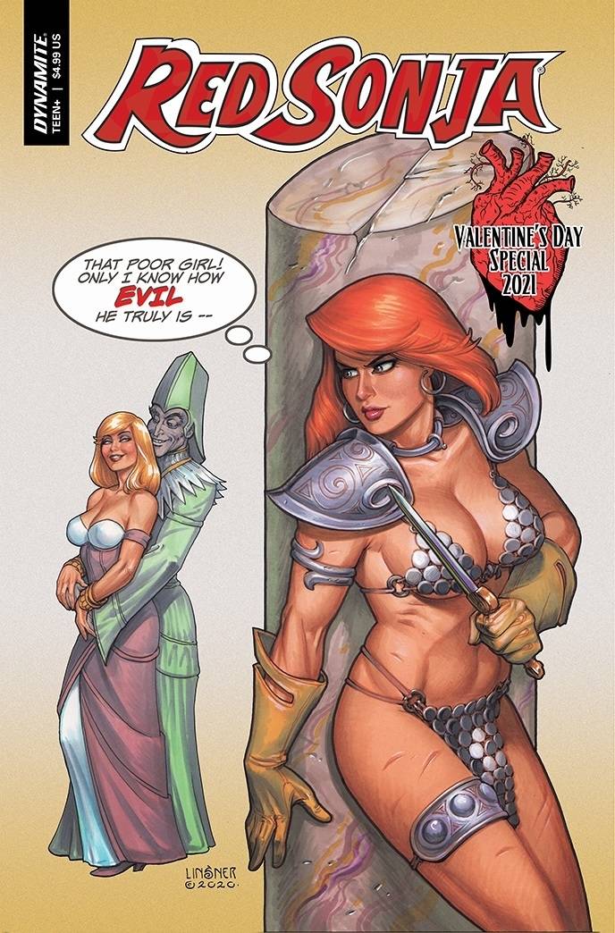 RED SONJA VALENTINES SP ONE SHOT CVR A LINSNER (Backorder, Allow 4-5 W – Comicbookeroo