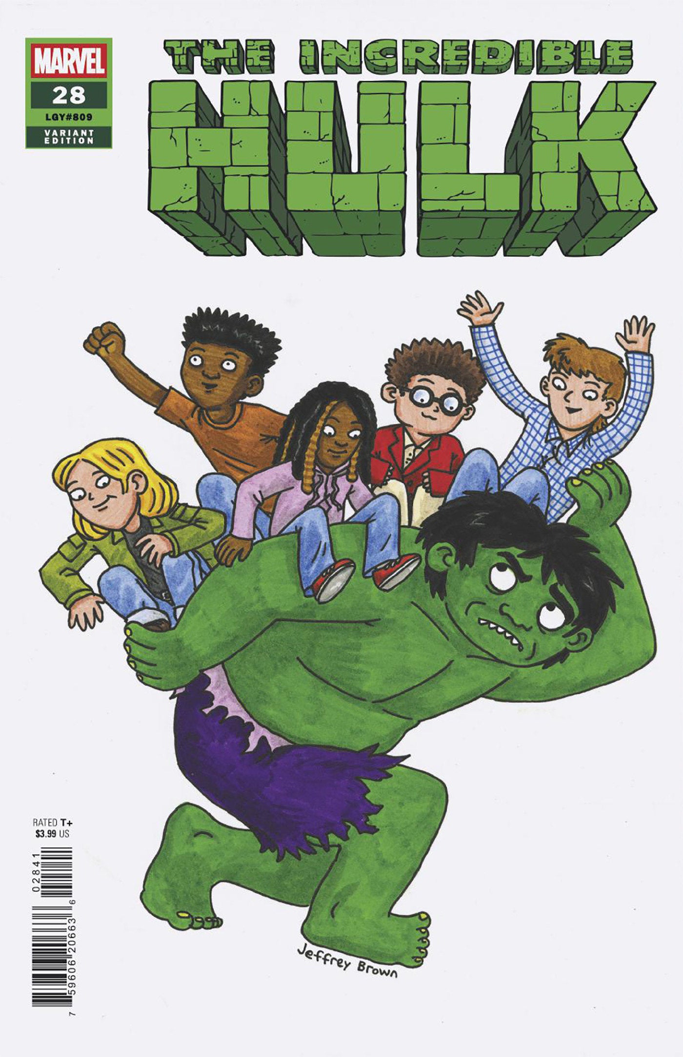 INCREDIBLE HULK #28 JEFFREY BROWN VAR – Comicbookeroo