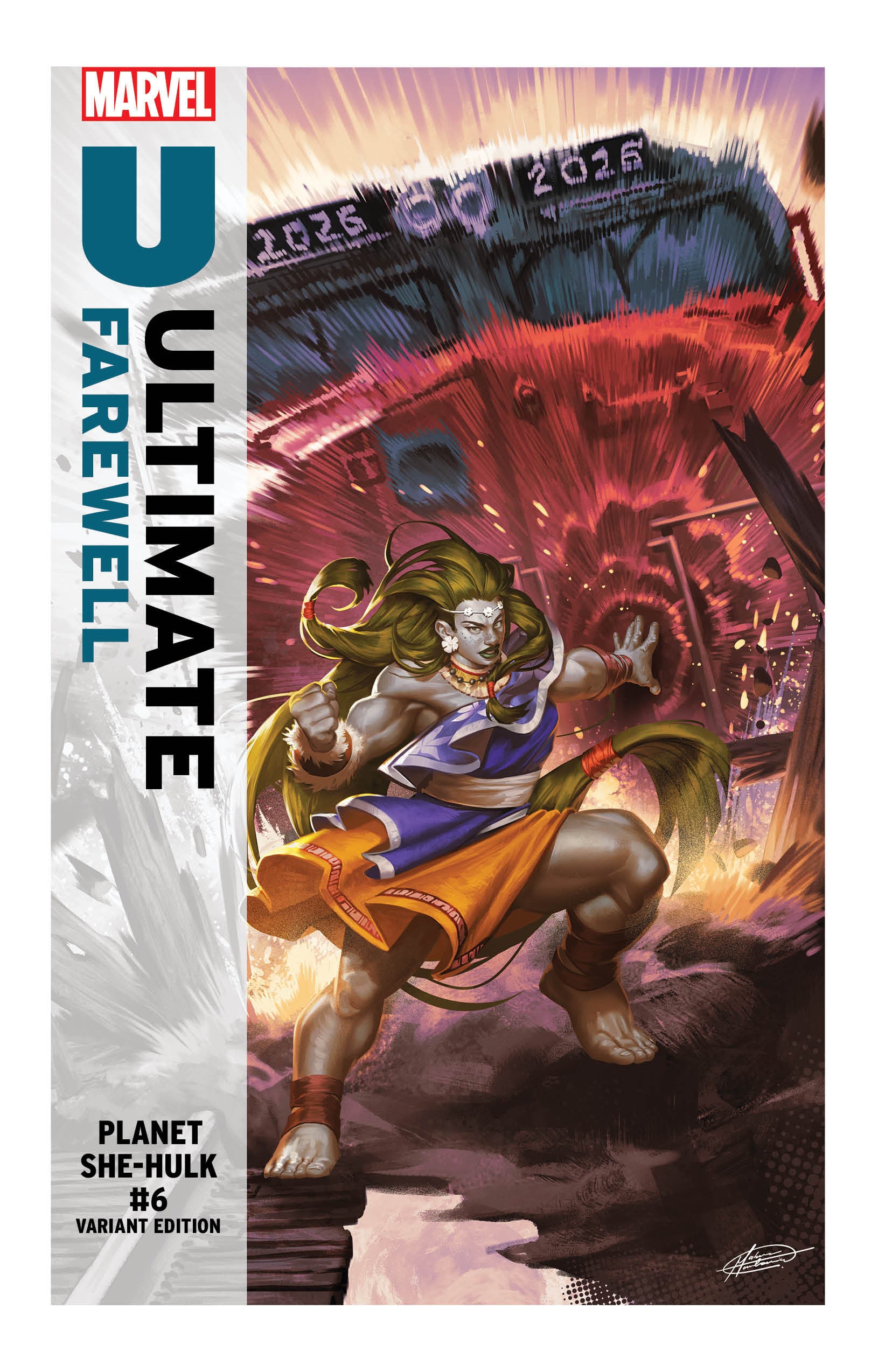 PLANET SHE-HULK #6 MATEUS MANHANINI ULTIMATE FAREWELL VAR – Comicbookeroo