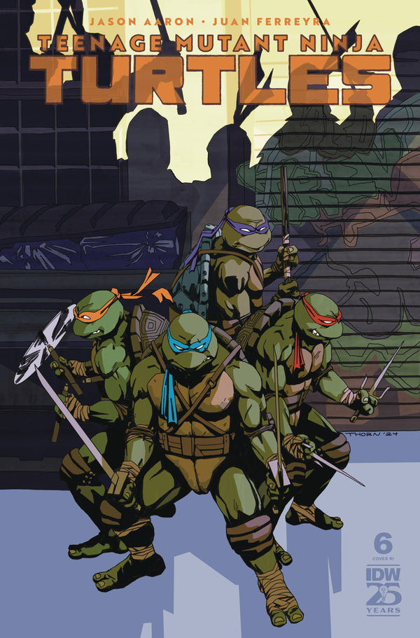 TEENAGE MUTANT NINJA TURTLES 2024 #6 CVR B BURNHAM – Comicbookeroo