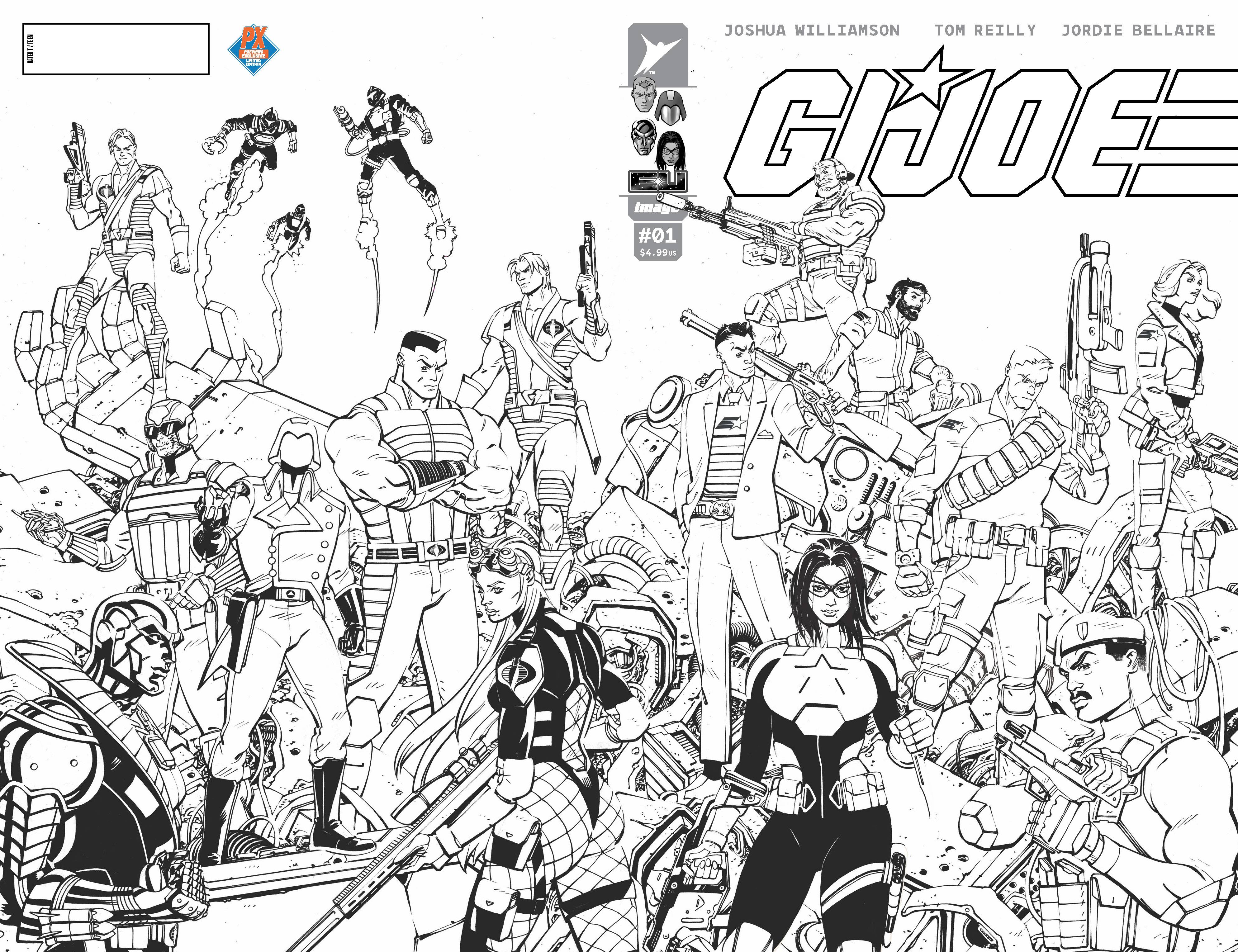 GI JOE #1 CVR O BLANK SKETCH COBRA VAR – Comicbookeroo